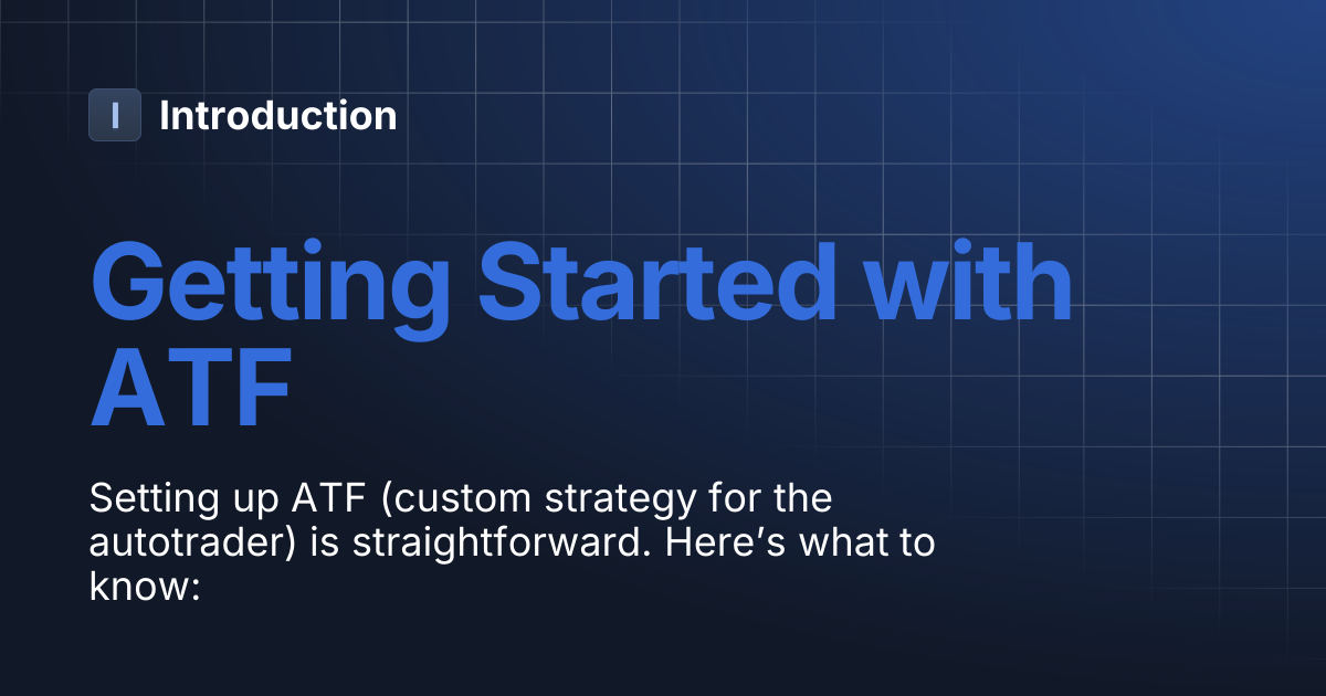 Getting Started with ATF | Introduction